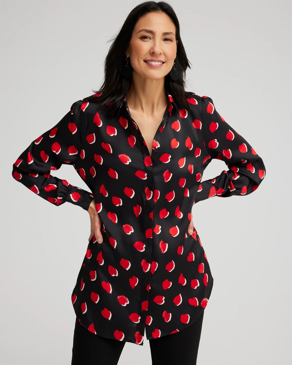 Heart Print Tunic | Chico's Heart Print Tunic | Chico's